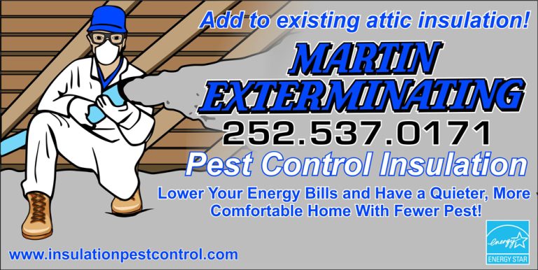 Pest Control Insulation - Martin Exterminating | Essex NC